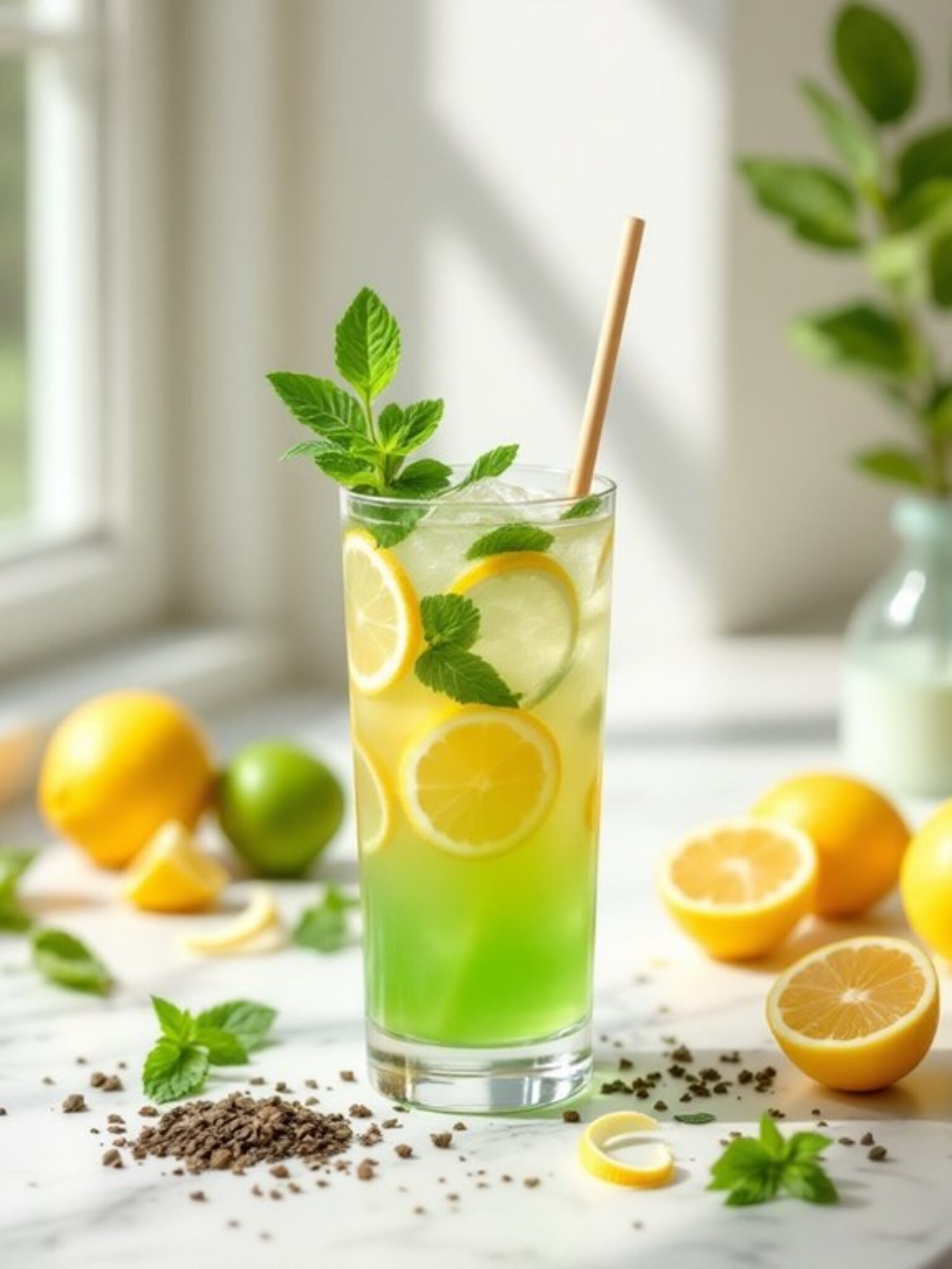 Citrus Green Tea Mocktail Delight À La Starbucks - InfusionLab: The ...