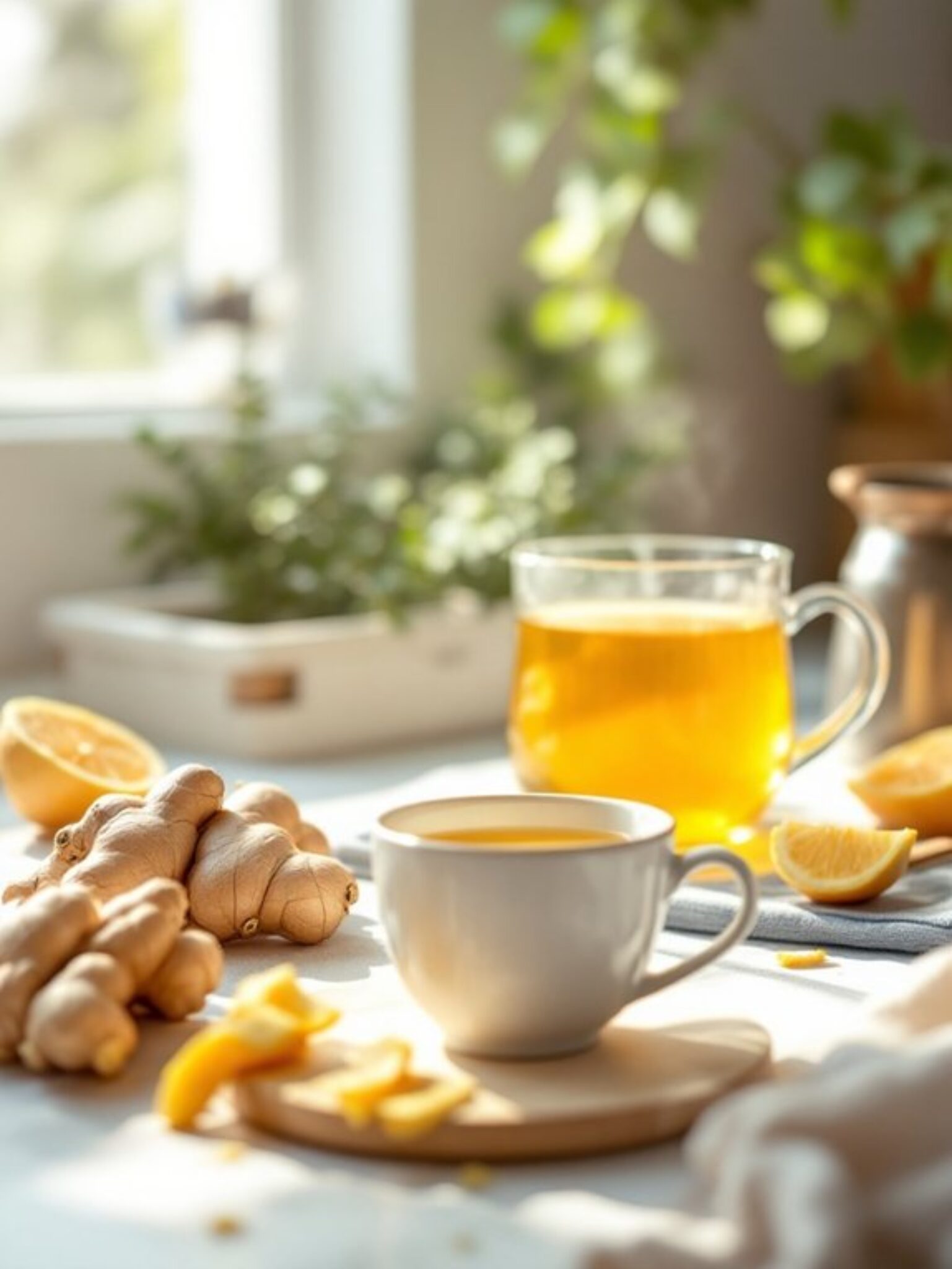 How to Create a Homemade Ginger Tea for Digestion - InfusionLab: The ...
