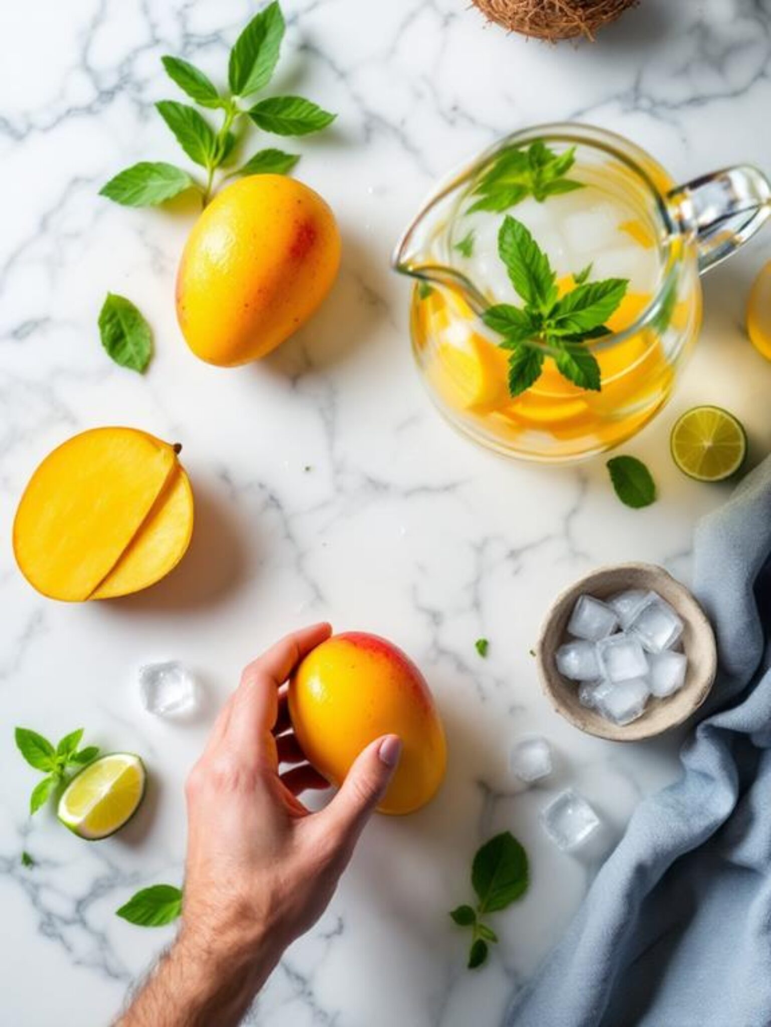 Bright Mango Mint Water Infusion for Refreshment - InfusionLab: The ...