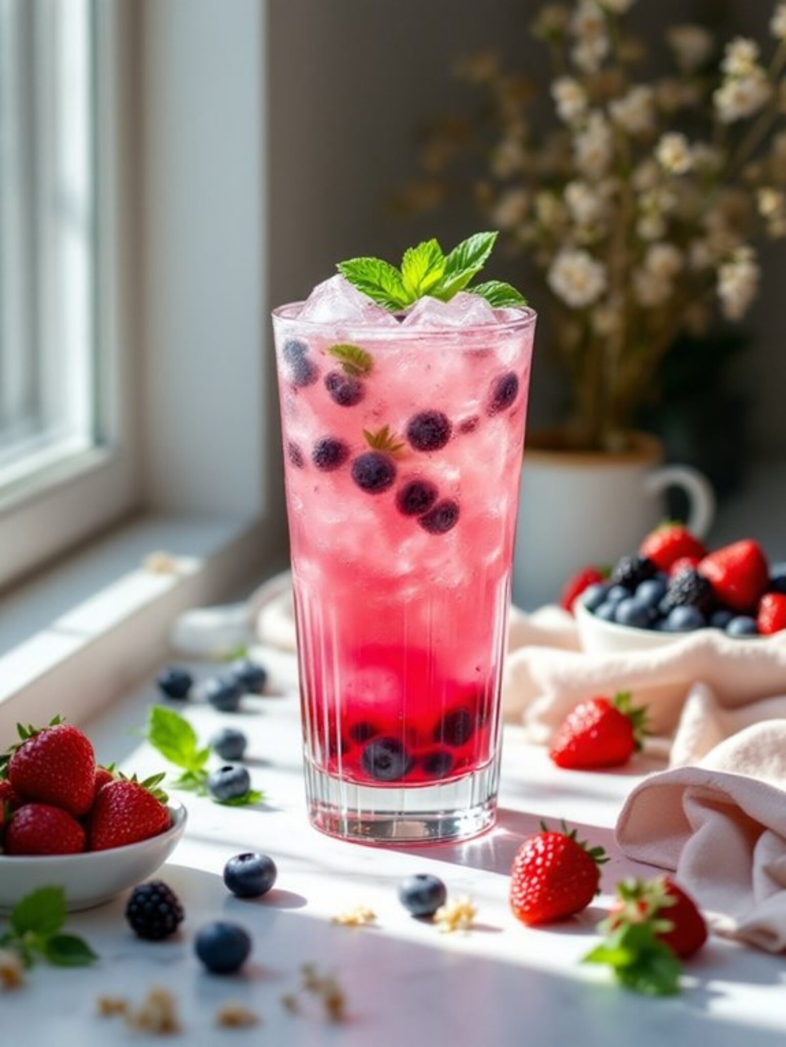 Summer Berry Refresher Beverage À La Starbucks - InfusionLab: The ...