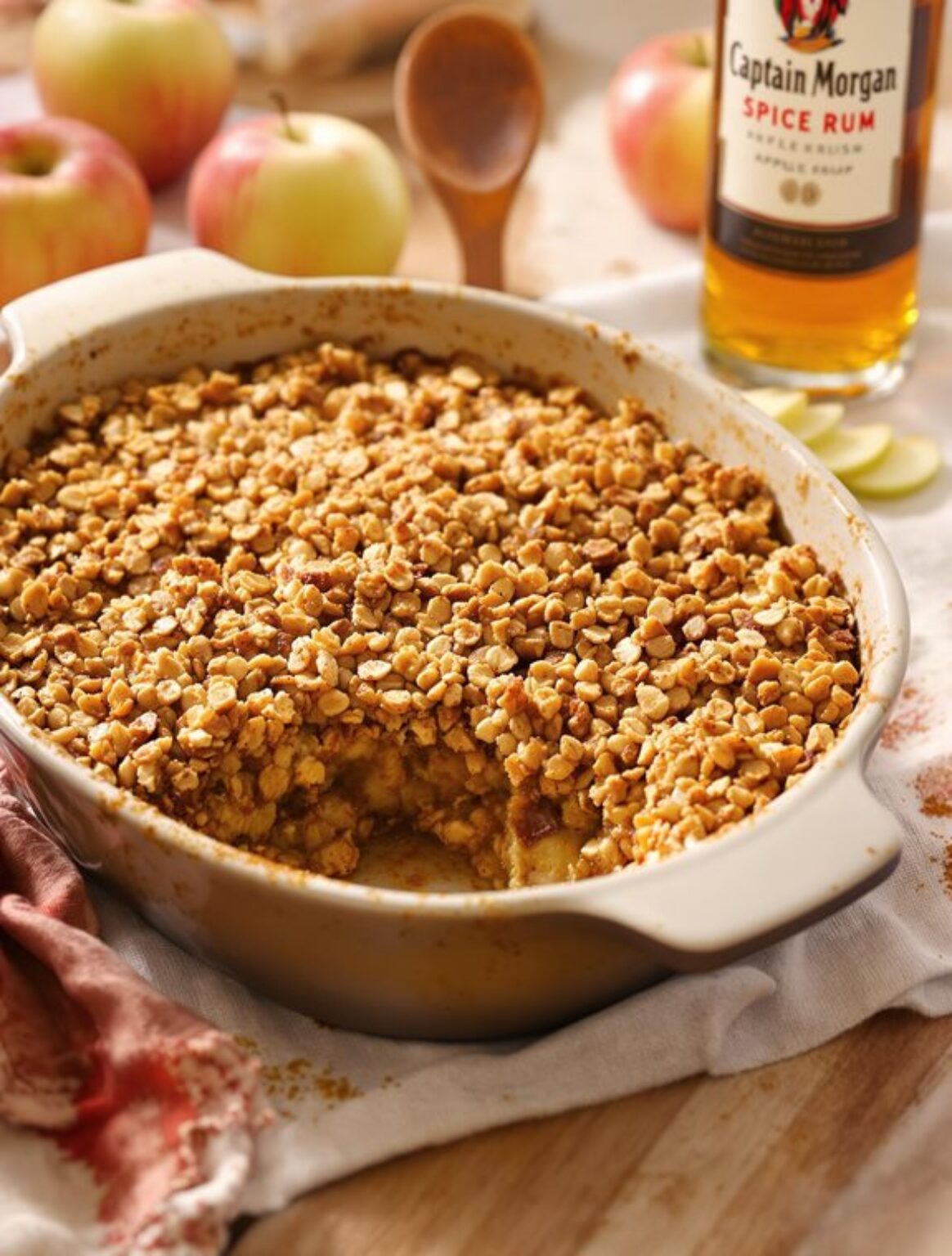 Captain Morgan Spiced Rum Apple Crisp - InfusionLab: The Science & Art ...