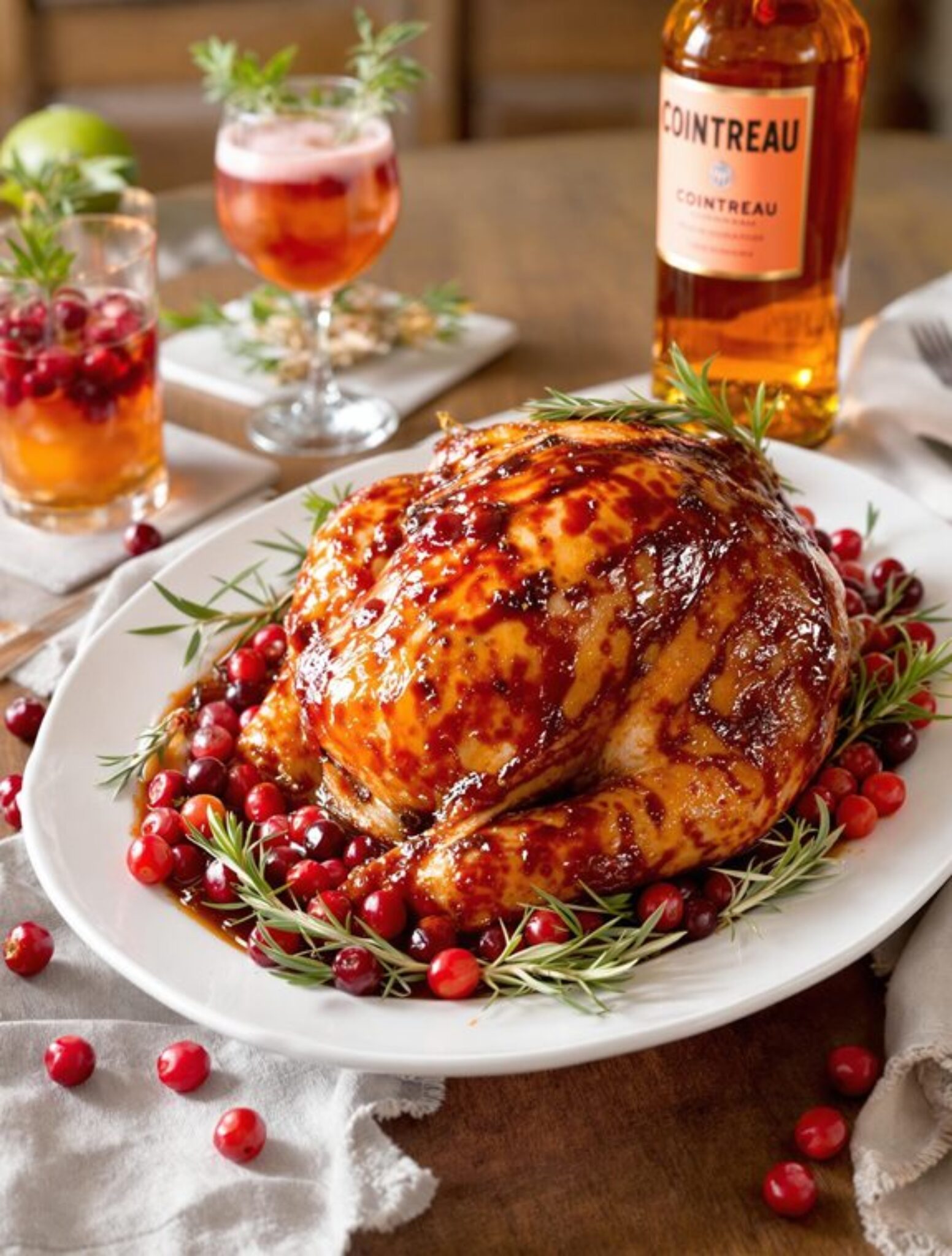 Cointreau and Cranberry Glazed Turkey - InfusionLab: The Science & Art ...