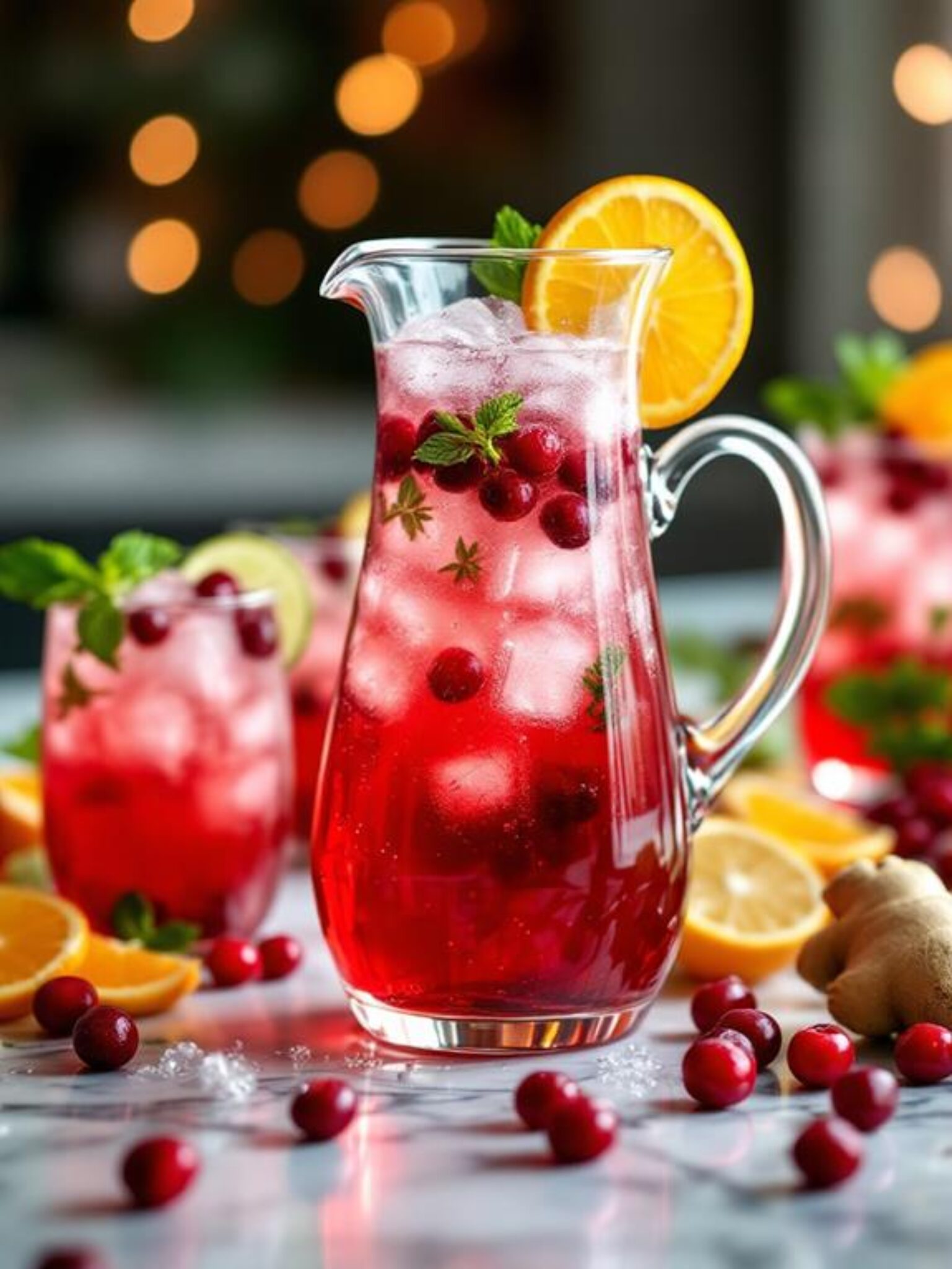 Cheerful Cranberry Ginger Ale Sparkling Water Infusion - InfusionLab ...