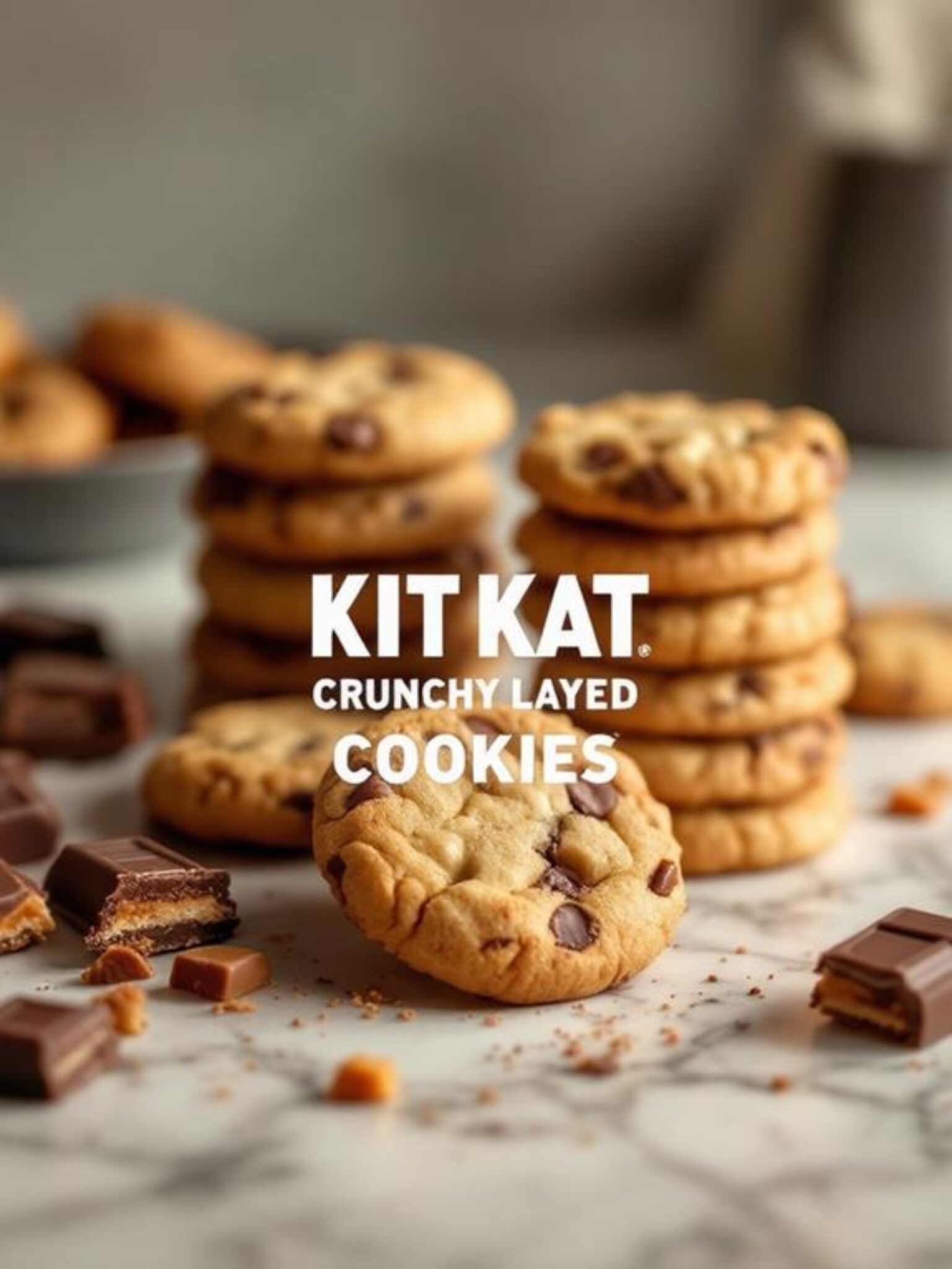 Kit Kat Crunchy Layered Cookies - InfusionLab: The Science & Art of ...