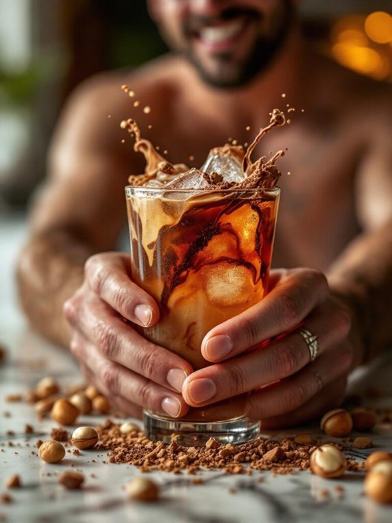 Red Bull Nutella Nonsense (Red Bull, Nutella Liqueur, Hazelnut Garnish ...