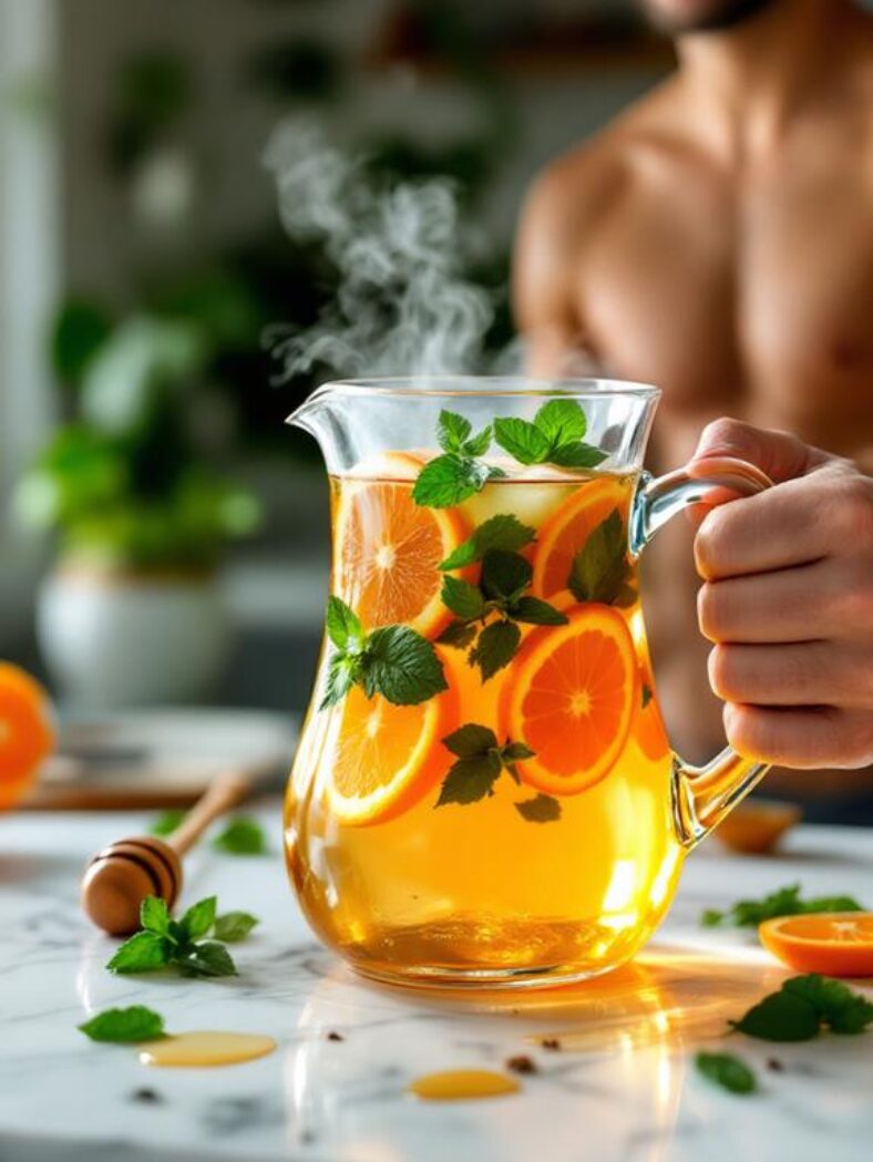 Zesty Orange Mint Tea Infusion for Hydration - InfusionLab: The Science ...