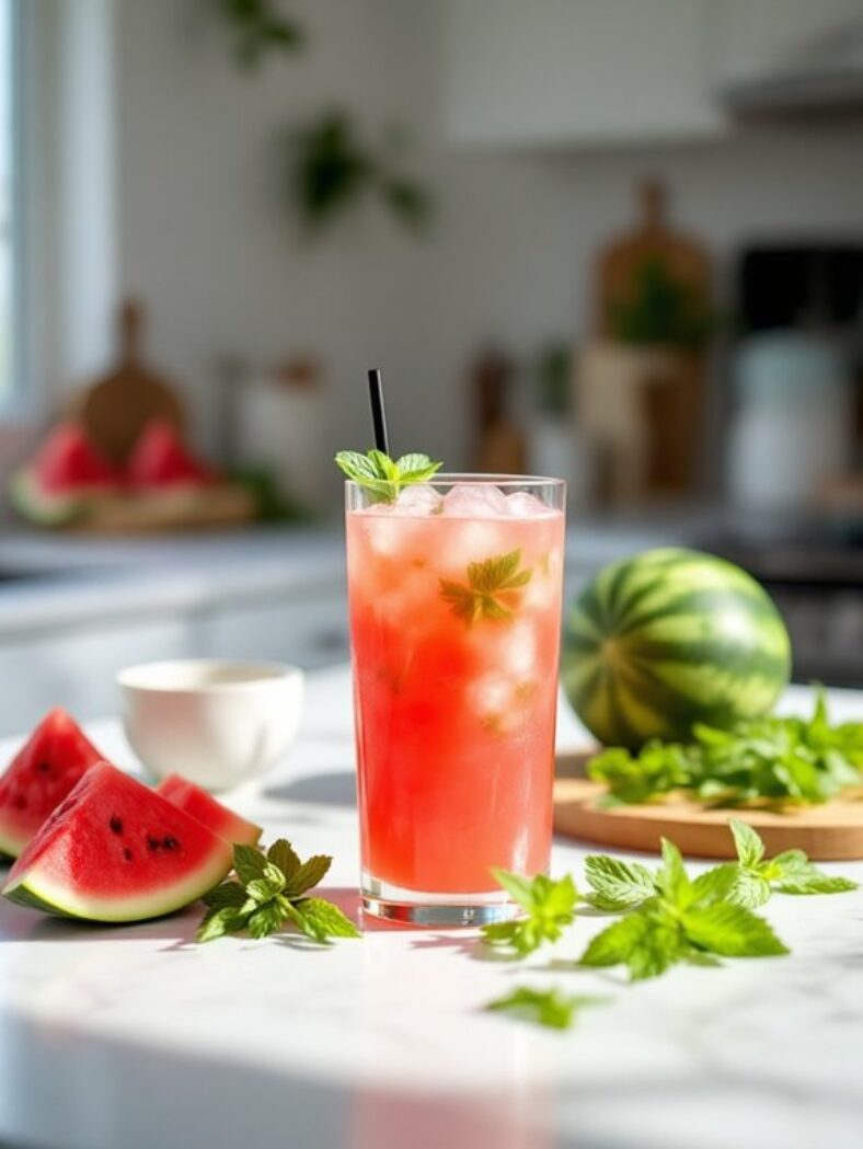 How to Prepare a Cooling Watermelon Mint Cooler - InfusionLab: The ...
