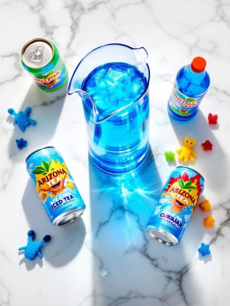 Arizona Tea Alien Adventure (Arizona Iced Tea, Blue Curaçao, Gummy ...